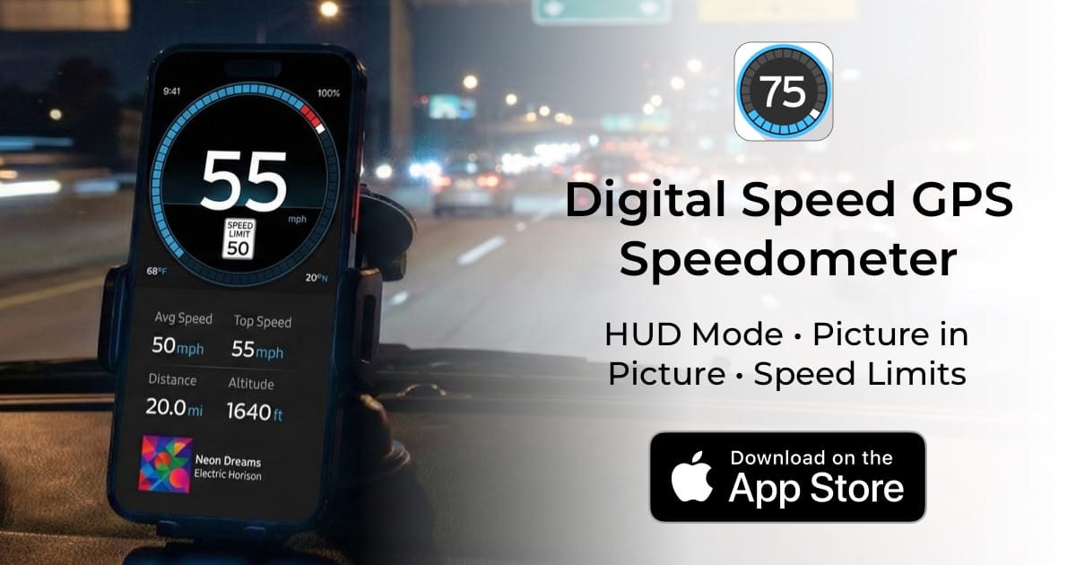 Digital Speed GPS Speedometer